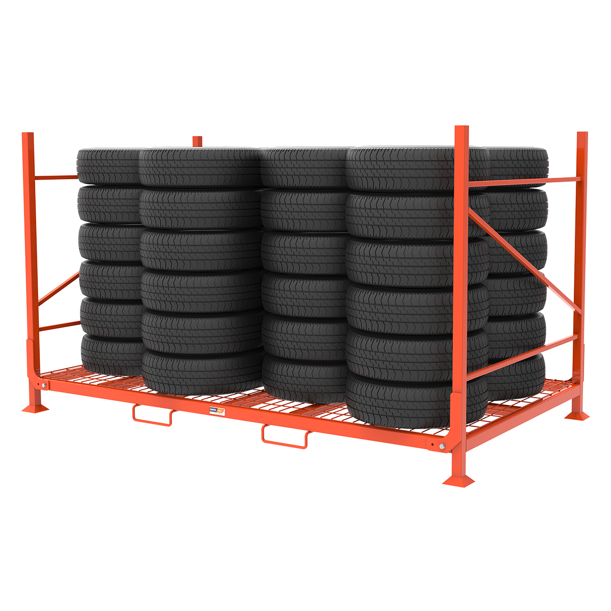 Pallet for passenger, bus & truck tyres with wire mesh decking - MER ...