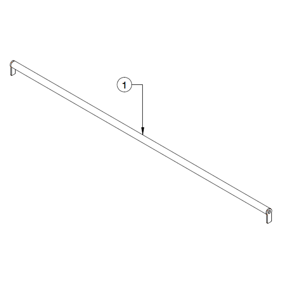 Removable bar - spare parts SP-0108 - Martins Industries